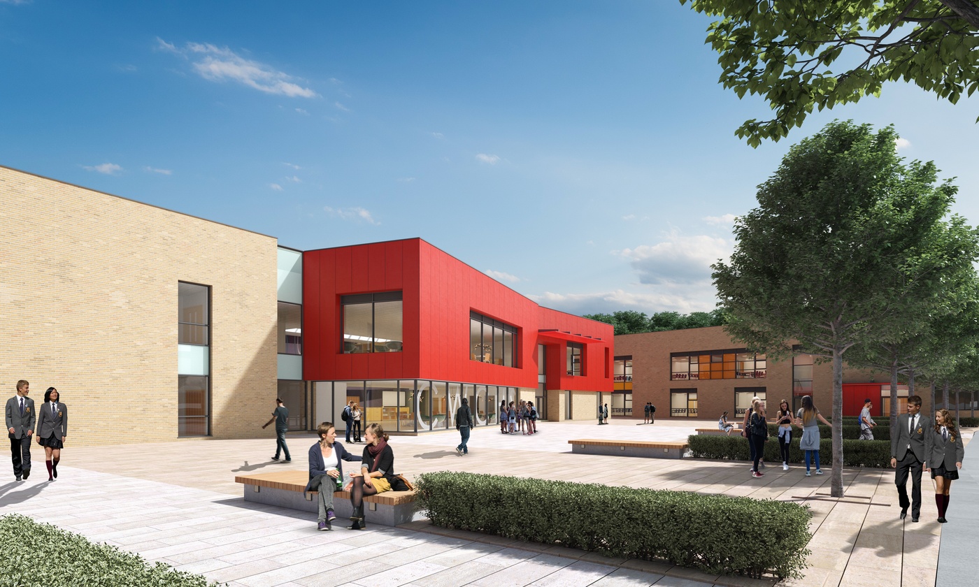 Artist impressions - Cardiff West Community High School
